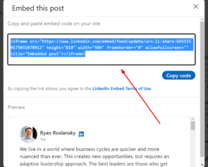 How to Embed LinkedIn Feed on Website [Full Guide]